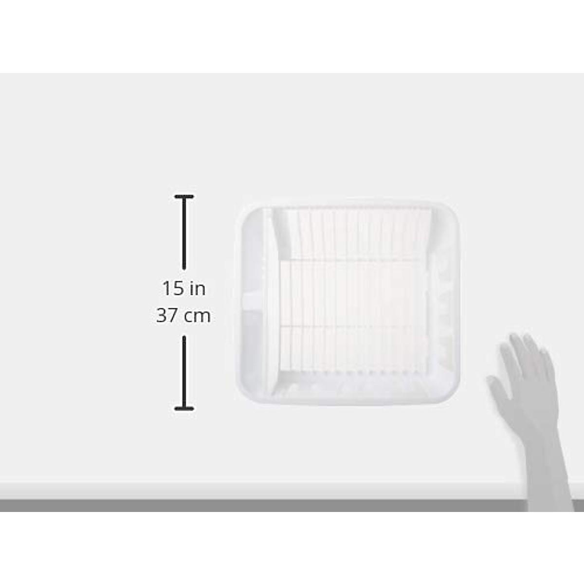 Rubbermaid 6049ARWHT Twin Sink Dish Drainer