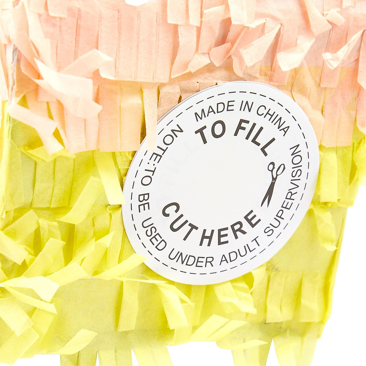 BLUE PANDA Large Number 8 Pinata for 8th Birthday Party Decorations, Rainbow Pastel (21 x 14.5 x 4 In)