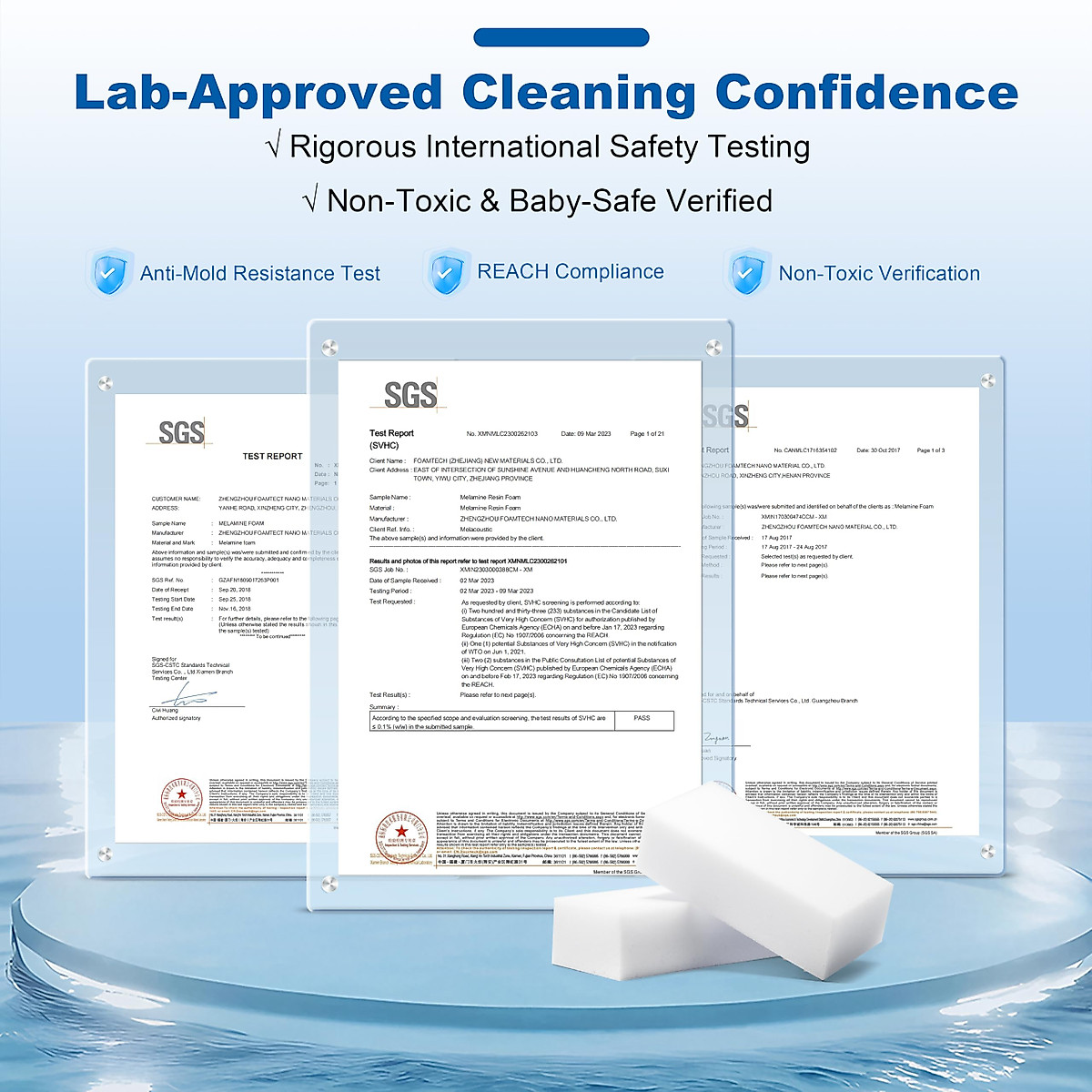 Dr.WOW 50 Pcs/lot Magic Sponge Eraser Multi-Functional Melamine Foam Cleaner 100x70x30mm