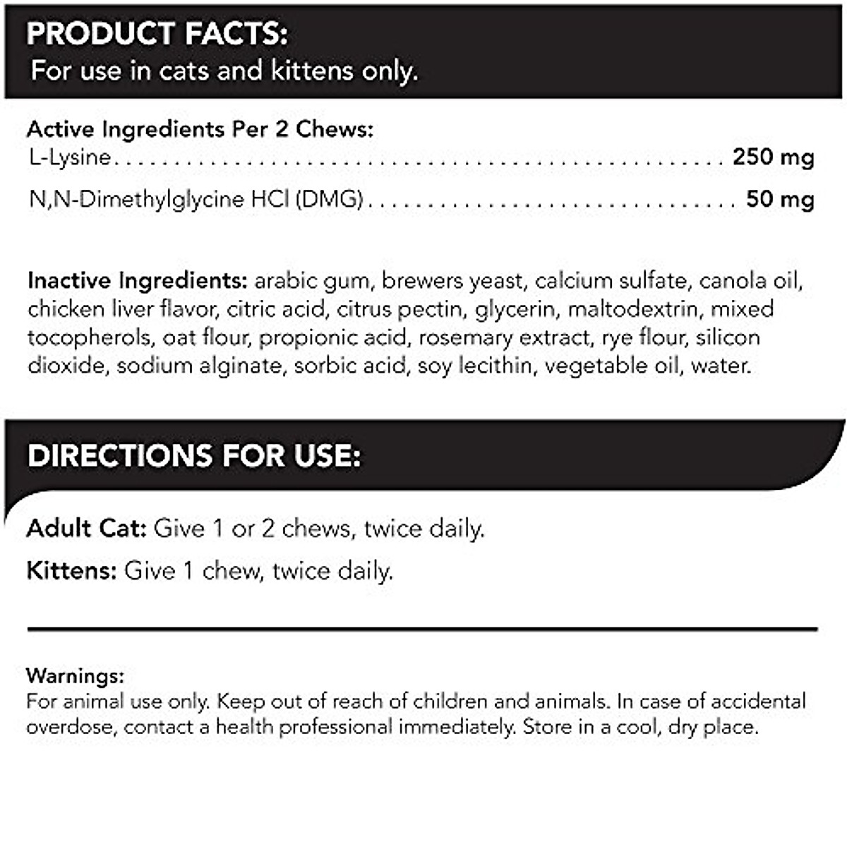 VETRISCIENCE Laboratories - Vetri Lysine Plus, 120 Bite Sized Chews, 3 Pack