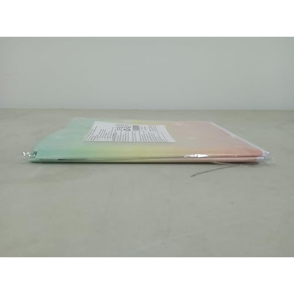 QUERICKY 4 Pack Pastel Rainbow Tablecloths, 51x87'' Plastic Disposable Rectangle Pastel Rainbow Table Cover for Girls Rainbow Birthday Party Decorations Baby Shower Party Supplies