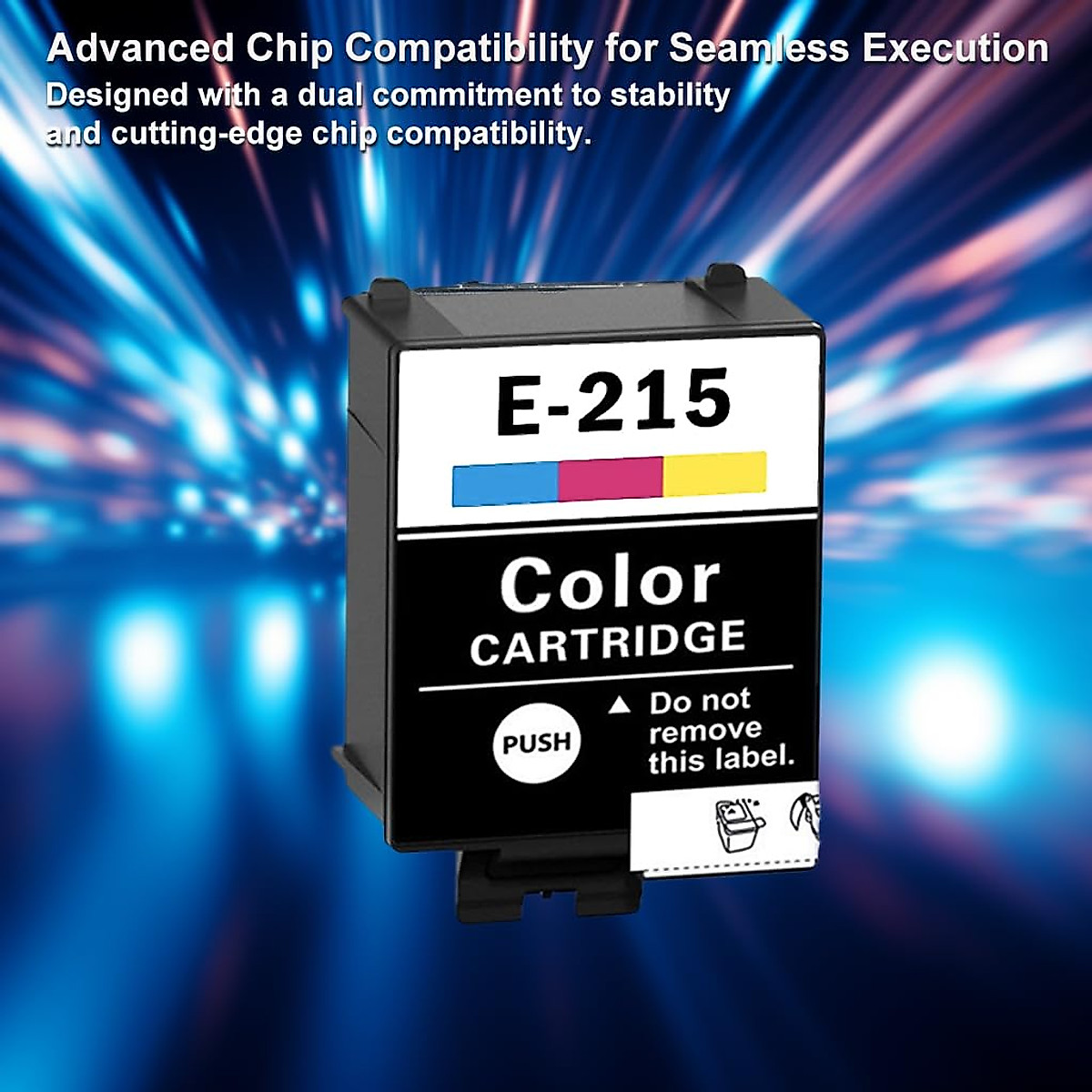 HLPRINT Remanufactured T215 Ink Cartridge Replacement for Workforce WF-100 EC-C110 WF-110 Printers Pigment Ink (1-Black 1-Color)