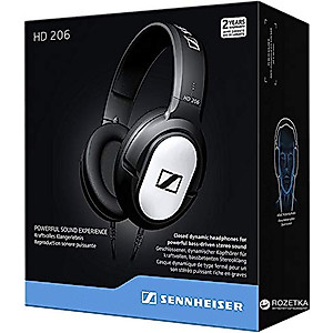 SENNHEISER HD 206 Closed-Back Over Ear Headphones
