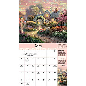 Thomas Kinkade Special Collector's Edition with Scripture 2021 Deluxe Wall Calen: Reflections