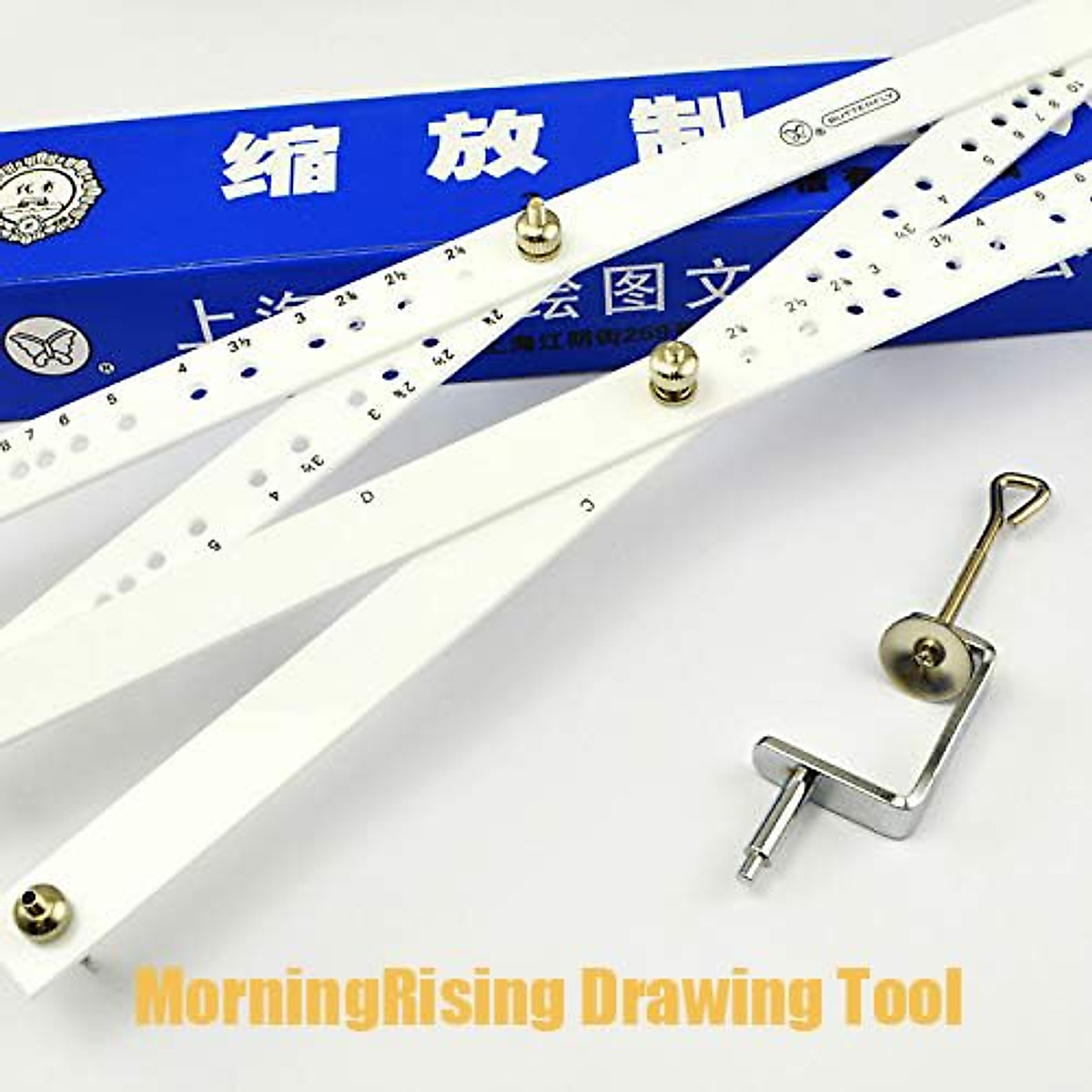 Morningrising Artists Plexiglass Pantograph Artist Drawing Tool Reducer Enlarger Recreate Copy 10 Times Scaling Ruler