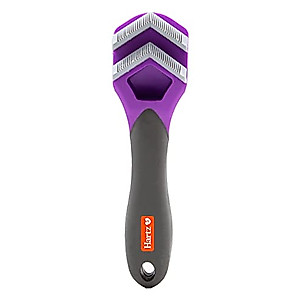 Hartz Groomer's Best Fur Fetcher De-Shedder Cat Brush,Black