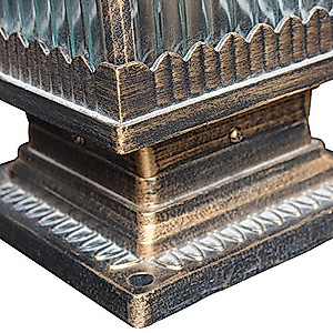 SPNEC Creative Outdoor Waterproof Courtyard Gate Wall Landscape Garden Home Villa Column Head Lamp