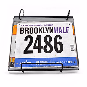 Gone For a Run BibFOLIO Race Bib Album | Bib Holder Miles of Memories | Black