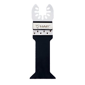 Harpow 5 Pieces Bi-metal E-cut Saw Blade with Stainless Steel Holder, 42mm,power Oscillating Tool Blades,multitool Blades,power Tool Saw Blades,fits Fein Bosch Craftsman Rockwell Einhell Westfalia Ferm Pro-line Matrix Tools