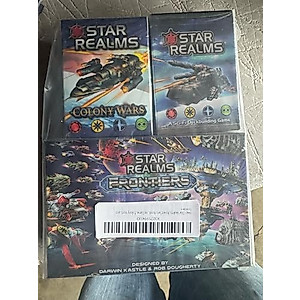 Wise Wizard Games Star Realms Boxed Sets Bundle: Core Game, Colony Wars and Frontiers (3 Items)