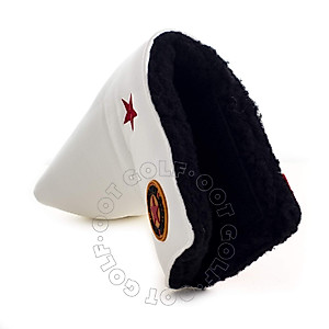 California Republic Blade and Mid Mallet Putter Headcover, White