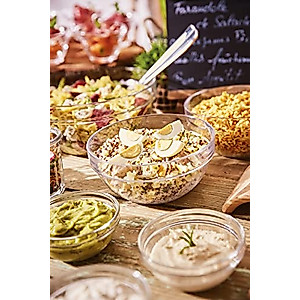 Luminarc Stackable Bowl 10-Piece Set, Glass, 1, Clear