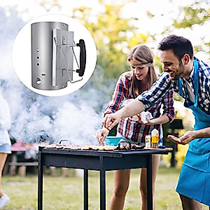 HANABASS Carbon Barbecue Food Coal Charcoal Burner Briquette Fast Outdoor Barrel Ignition Can Summer Lighter Cooking Bucket Grills Grilling Party Fire Rapidfire Stove Garden Tools Starter