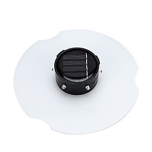 MUMTOP Solar Panels for Bird Bath, 6 Led Solar Power Light Automatically Glow at Night, Waterproof Suitable for Birdbath Outdoor, Yard, Garden Decoration