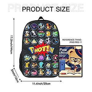 CREXY Anime Backpack Anime Fans Bookbag Travel Bag Lightweight Daypack For Boy And Girl Large Capacity Travel Bag Backpacks