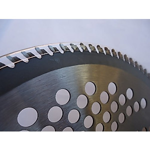 8" x 80T 8-Inch 80 Tooth Carbide Tip Circular Saw Brush Cutter Trimmer Weed Eater Blade (2 Pack)