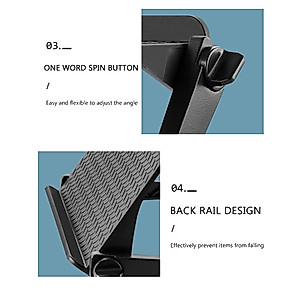 2 Park TV Top Shelf apple tv mount Monitor Shelf Screen Storage Shelf floating tv stand Router Shelf Adjustable Mount for Media Box, Game Console, Router TV, Camera Frames Remote 8.5 X 4.4 Inch