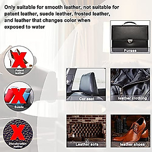 BUDOCI Leather Repair Kit for Furniture,12 Colors Leather Repair Kit, Easy Match Color to Repair Scuffed & Faded Leather Furniture,Vinyl Repair Kit for Car Seat, Sofa,Jacket, Boat Seat