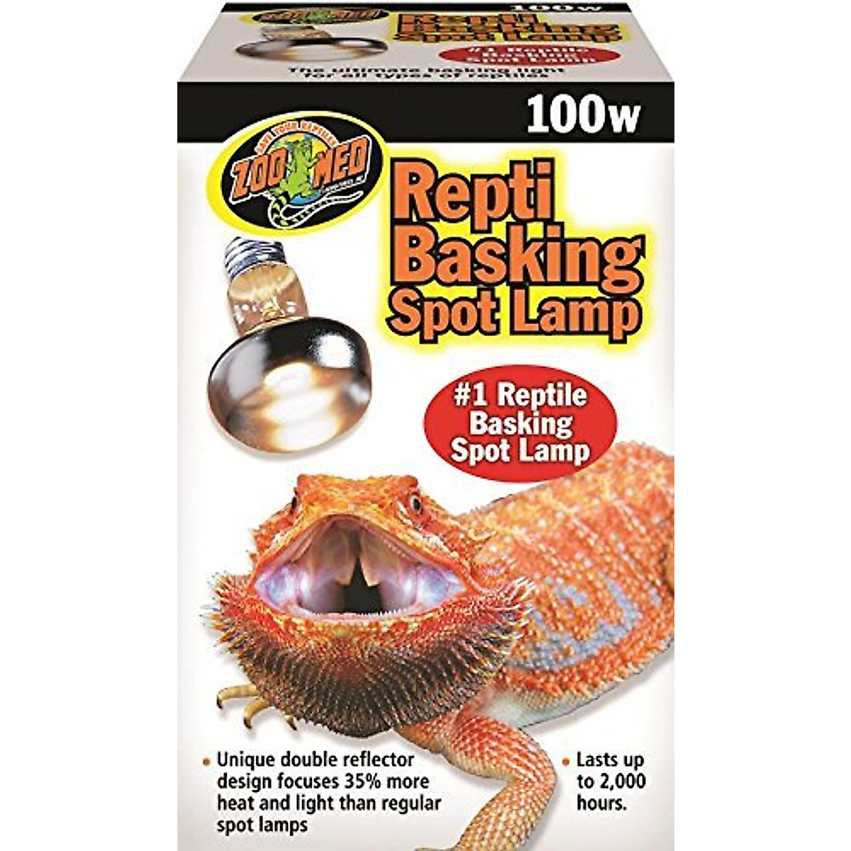 (4 Pack) Zoo Med Repti Basking Spot Lamps 100 watt for Reptiles
