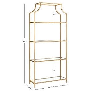 Safavieh Home Collection Slater 4 Tier Etagere, Gold