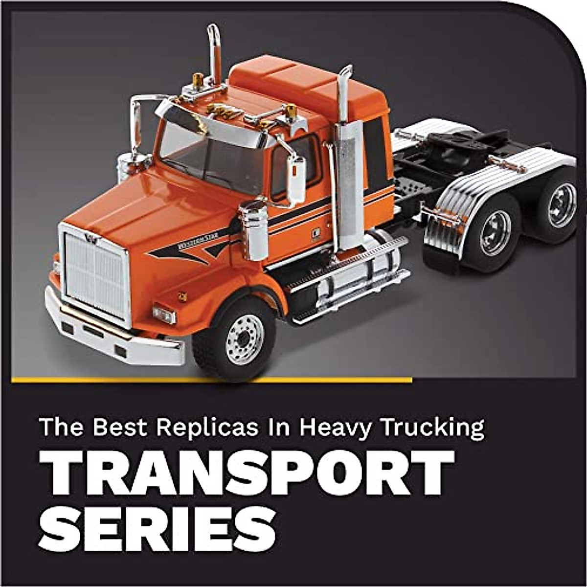 Diecast Masters Western Star 4900 SB Sleeper Tandem Tractor | Real Truck Specifications | 1:50 Scale Model Semi Trucks | Diecast Model by Diecast Masters 71063