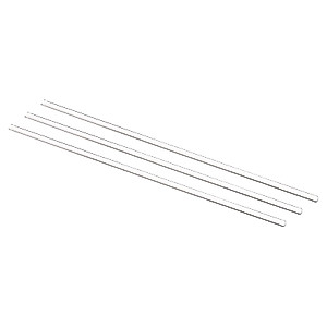 MECCANIXITY 3.3 Borosilicate Glass Stick 9.84" Length 5mm Dia Stir Rod Mixing Tools with Both Ends Round for Lab Kitchen Science 3Pcs