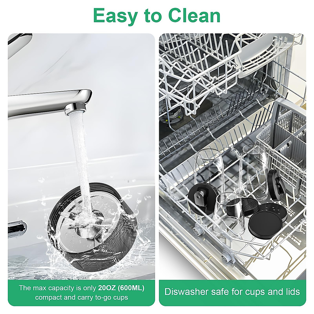 Bullet Blender Smoothie Maker 900W with To-Go Cups, Smoothie Blender, Upgrade 6-Point Blade, Smoothie Blender, Shake Blender Combo for Frozen Drink