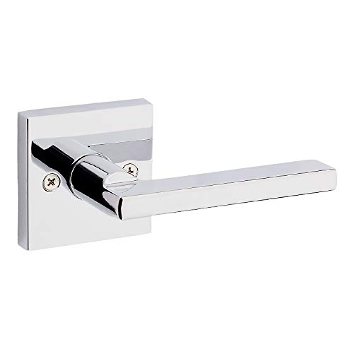 Kwikset 91570-002 Halifax Slim Square Half-Dummy Lever in Polished Chrome