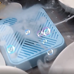 Topyond USB Dishwasher Powered Portable Small Dish Washing Machine,Mini Ultrasonic Efficient Cleaning for Travel and Kitchen Tableware,Blue