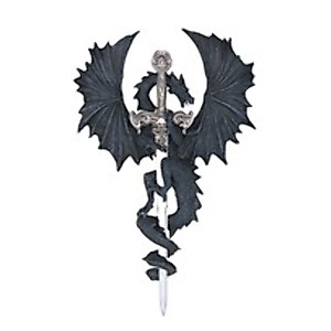 George S. Chen Imports SS-G-71221 Dragon Collection with Sword Collectible Fantasy Decoration Figurine