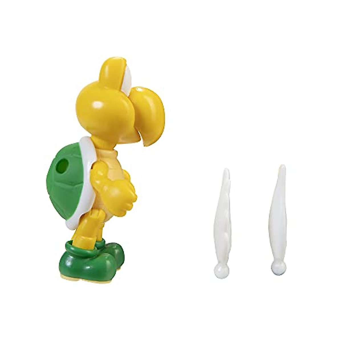 Super Mario Action Figure 4 Inch Green para Koopa Troopa Collectible Toy with Wings Accessory