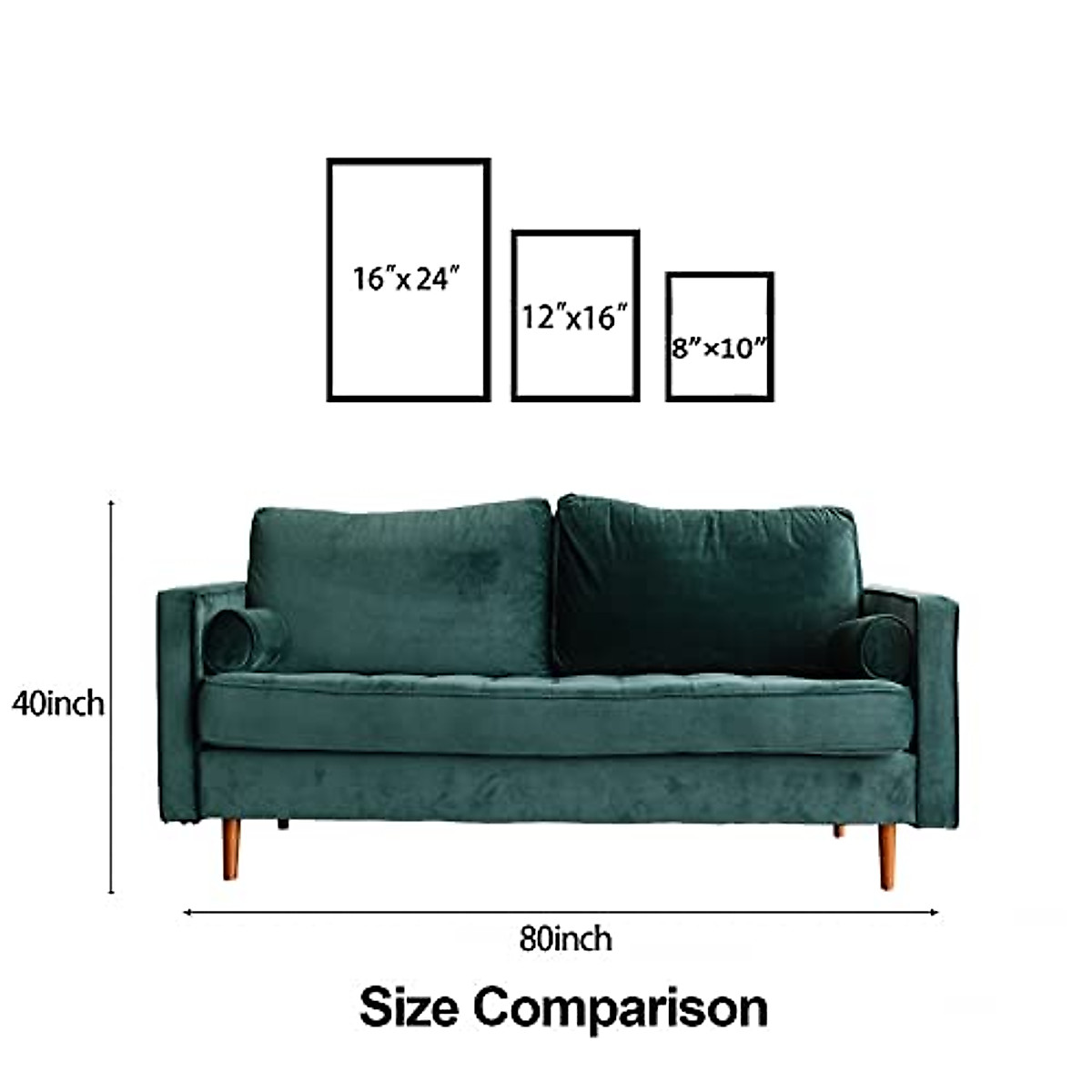 Custom Canvas Prints With Your Photos for Pet Family Photo Prints Personalized Canvas Framed Wall Art (Wood Black, 10" x 8")