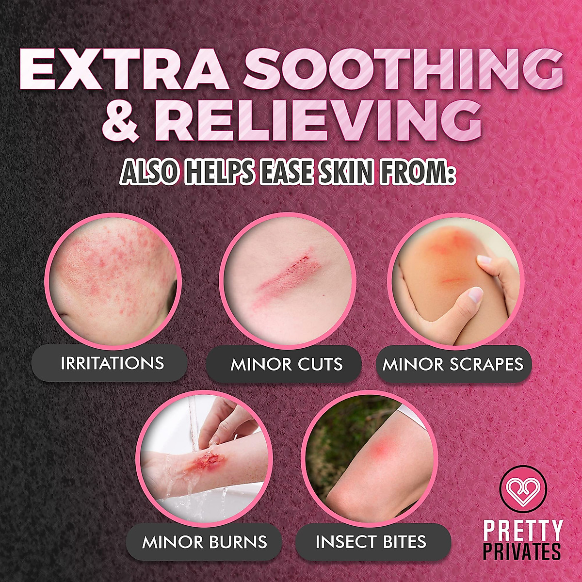 Pretty Privates Lidocaine Spray - Premium Numbing Spray for Waxing, Tattoos, Piercings, Microblading - Relief in 5-15 Mins - Maximum Strength - Topical Anesthetic - 1oz