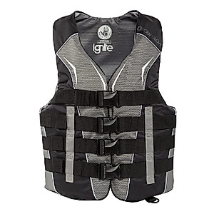Body Glove Ignite USCGA PFD Life Vest-GRY/BLK-S