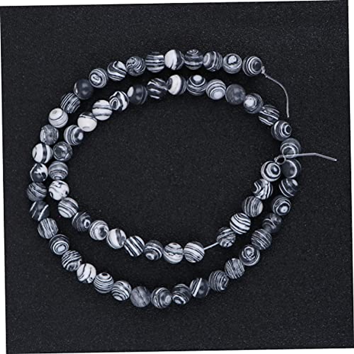 Charm Bracelets 92pcs Gemstone Bulk Crystals Spacer Beads Beads Meditation Bead DIY Craft Beads Colored Stone Beads Creative DIY Bead Accessories Suite Malachite Bracelet Kit