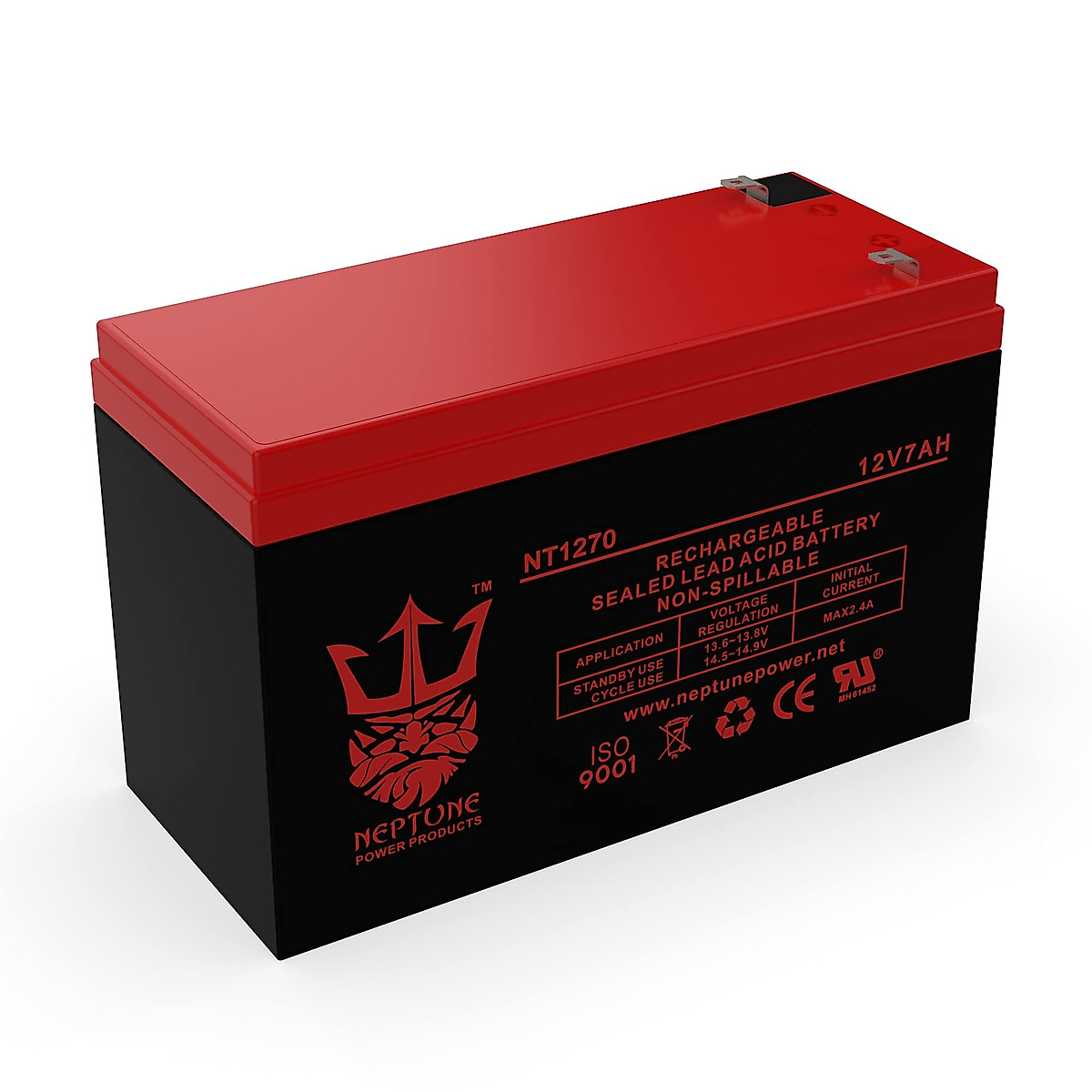 Neptune Battery Replacement. Enduring 6-DW-7 12V 7AH UB1270-2 Pack