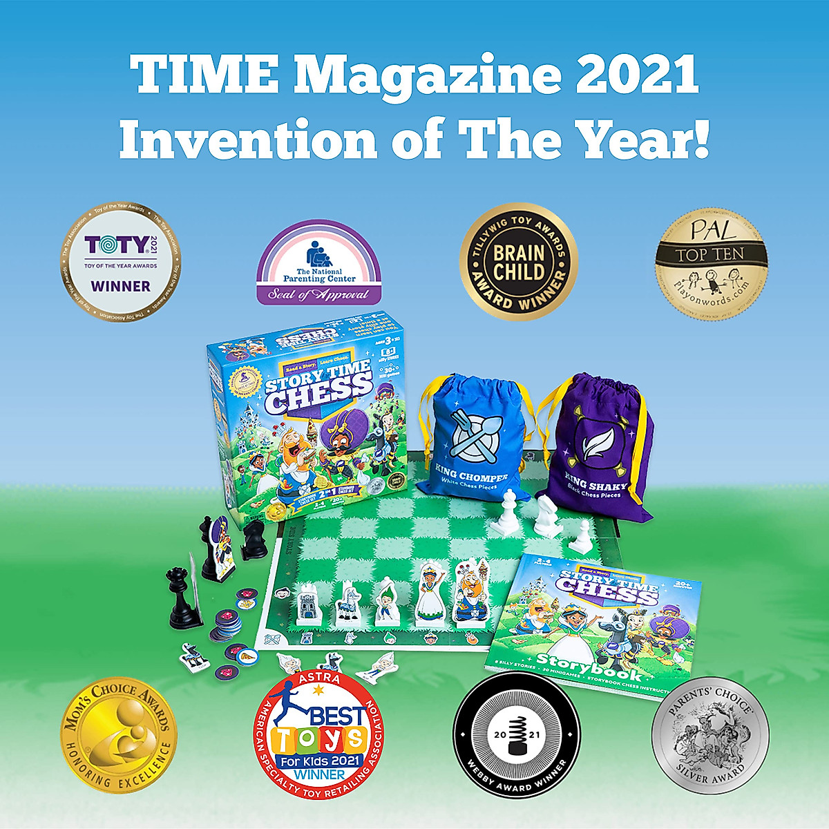 Story Time Chess - 2021 Toy of The Year Award Winner - Chess Sets, Beginners Chess, Chess for Kids, Chess Game Toddlers, Learning Games for Kids, Boys & Girls Ages 3-103
