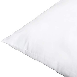 Amazon Basics White Hypoallergenic Decorative Throw Pillow Insert - 24" x 24", 1-Pack