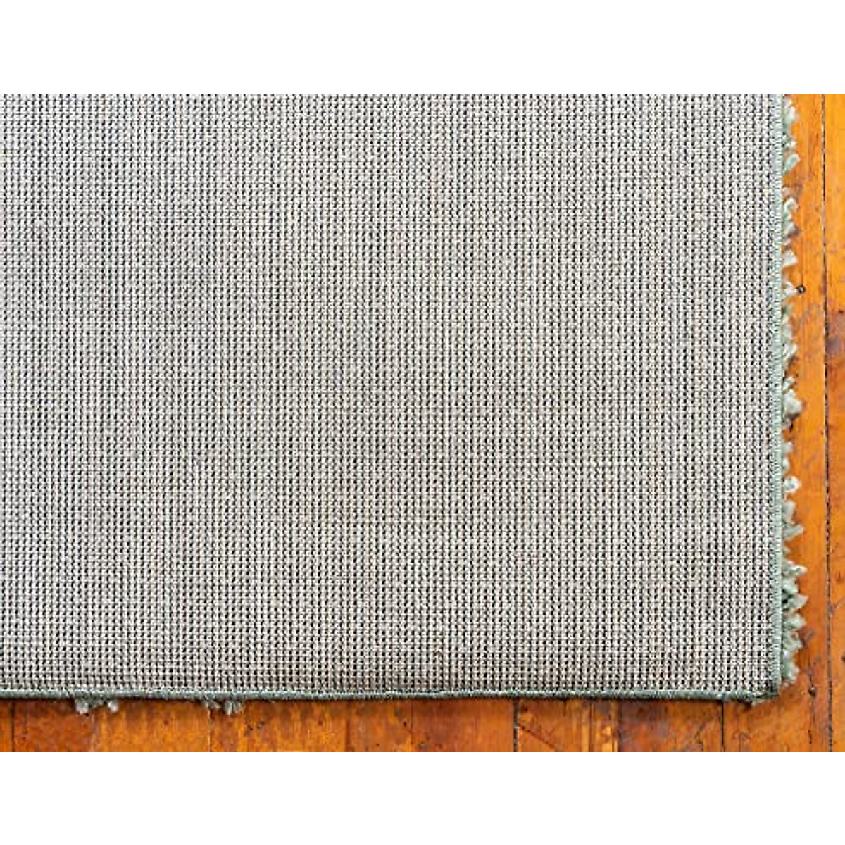 Unique Loom Davos Shag Collection Modern Luxuriously Soft & Cozy Shag Area Rug (4' 0 x 6' 0 Rectangular, Sage)