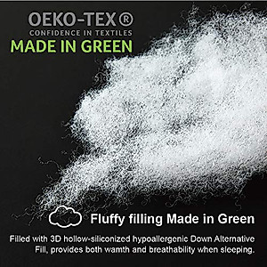 ART DEMO Home Ultra Soft Plush Sherpa Fleece Comforter Bed Set with Pillow Shams for All Season, 3 Piece, Full/Queen Size, Charcoal Grey