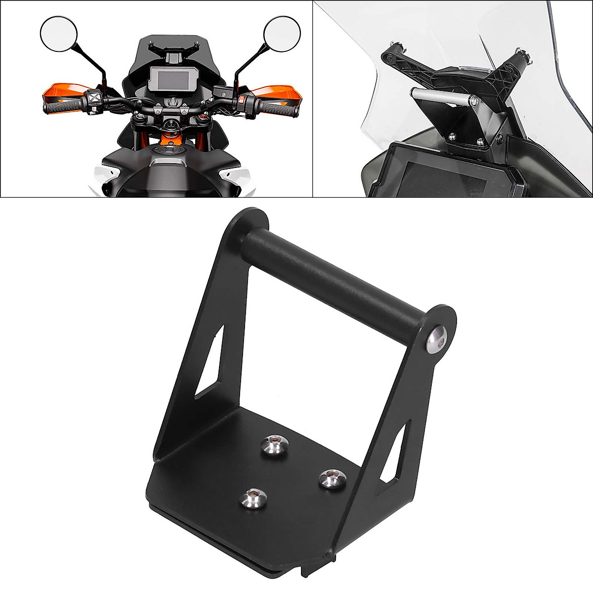 aqxreight Navigation Bracket, Motorcycle Navigation Bracket GPS Phone Stand Holder Fit for 79 /R/ADV 219-221
