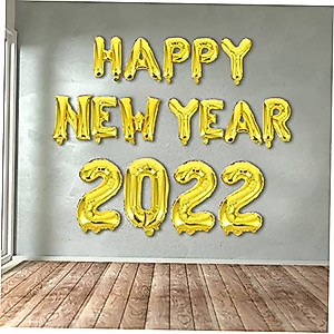 NOLITOY Christmas Decorations 1 Set balloon letter banner gold garland number ballons nativity decor streamers gold silver glitter transparent Party Supplies Party Decoration girl Gift