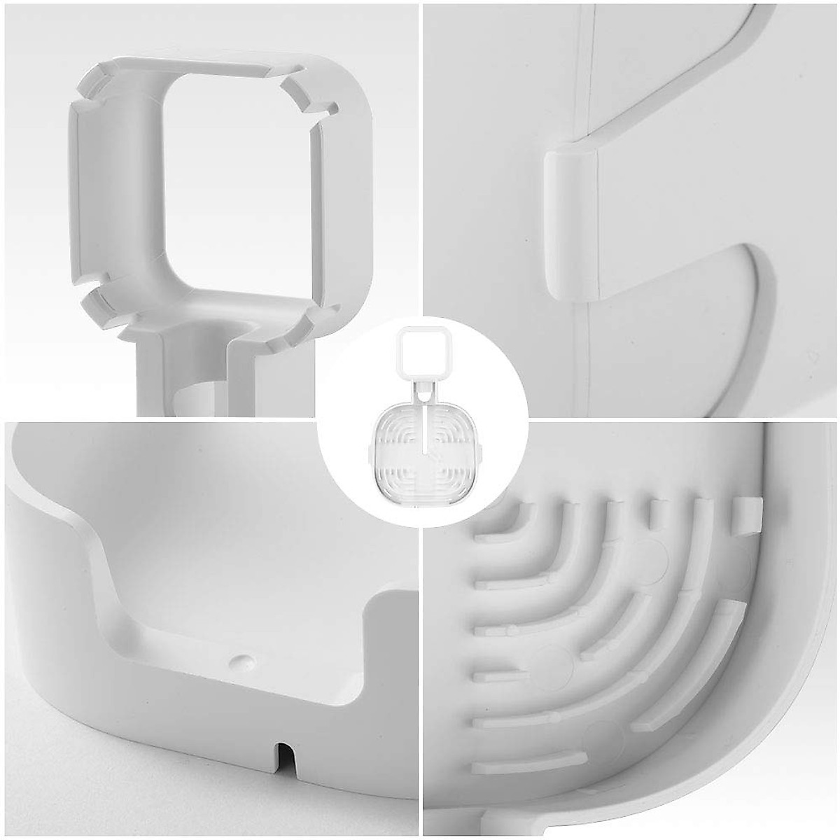 Wall Mount Holder for EERO Mesh WiFi System, Simple and Sturdy Wall Mount Bracket Holder for EERO Mesh WiFi Router Without Messy Wires or Screws (1 Pack-White)