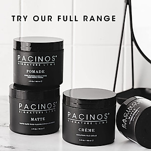 Pacinos Matte Hair Paste - Firm Hold, No Shine, Sculpting & Styling Wax, Long Lasting Definition & Texture, No Flakes, All Hair Types, 4 fl. oz.