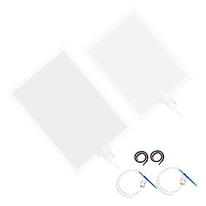 M METERXITY 1 Set Plant Drip Bag - Plants Drip Irrigation, Automatic Watering Adjustable Valve, Apply to Outdoor/Garden (1L/2L, Clear)