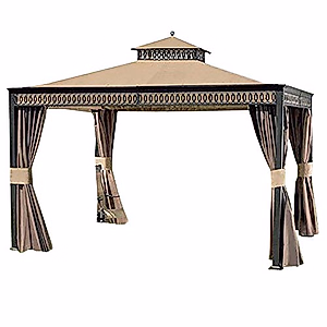 Garden Winds Living Home 10 x 12 Gazebo Replacement Canopy Top Cover