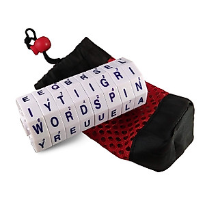 The Original Word Spin Handheld Magnetic Word Game Travel Edition with Storage Pouch