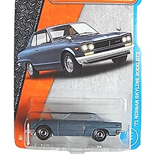 Matchbox '71 Nissans Skyline 2000 GTX, [Blue] 11/125