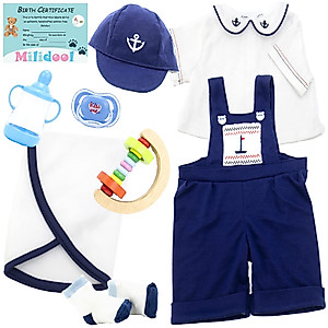 Milidool Reborn Baby Dolls, Lifelike Realistic Newborn Boy Doll, Gift for Grandma and Kids 3+