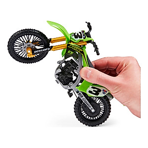 Supercross, Authentic Eli Tomac 1:10 Scale Collector Die-Cast Motorcycle Replica with Display Stand